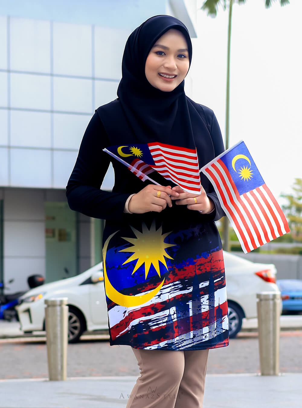 Awanazstyle | Muslimah With Fashion | Wira | Black