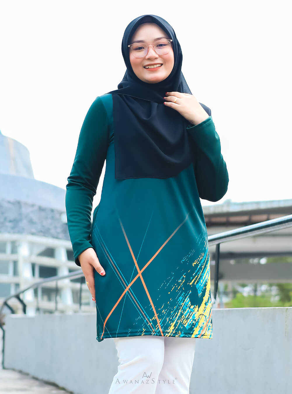 Awanazstyle | Muslimah With Fashion | Rama | Dark Green