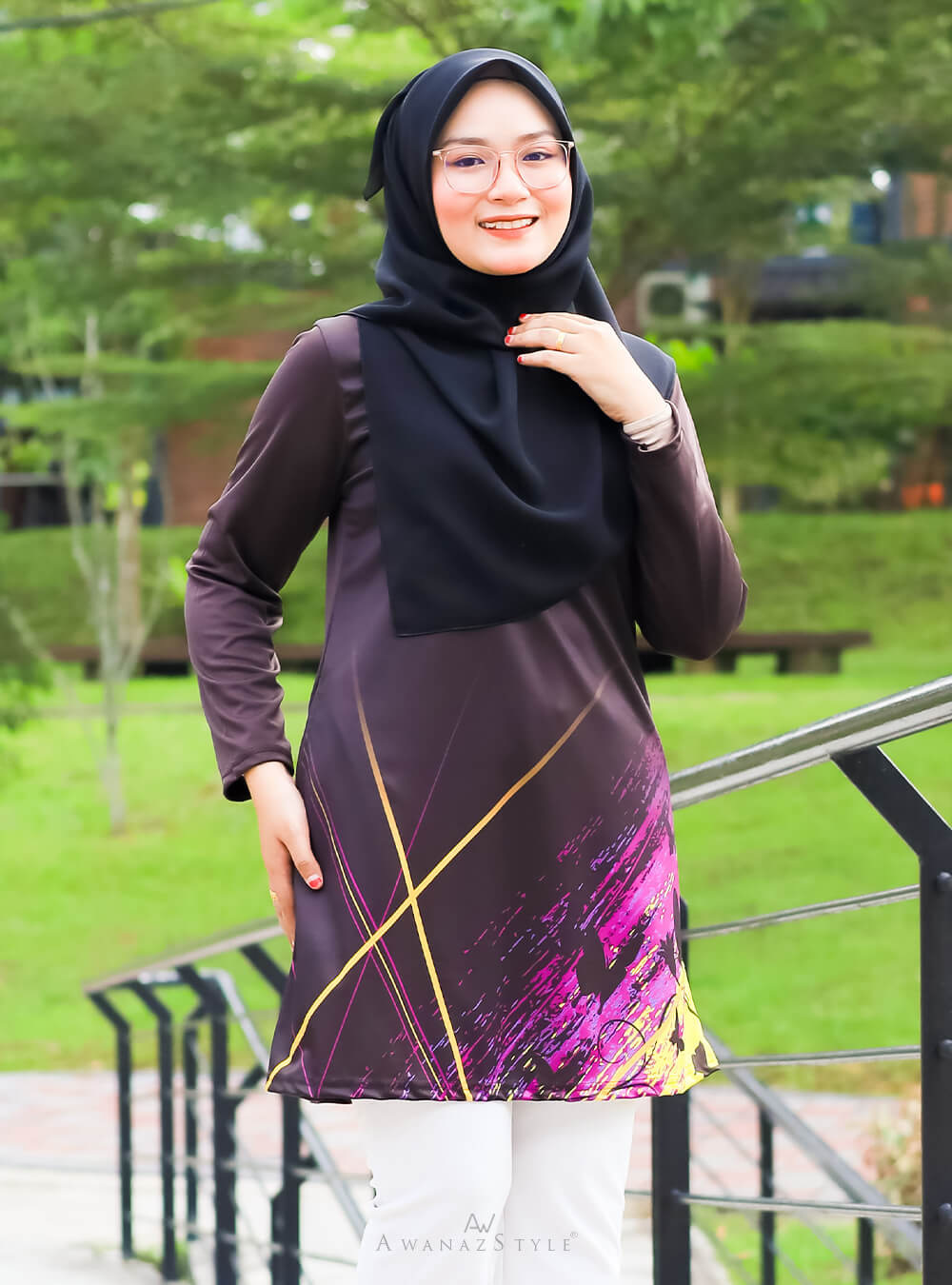 Awanazstyle | Muslimah With Fashion | Rama | Dark Brown