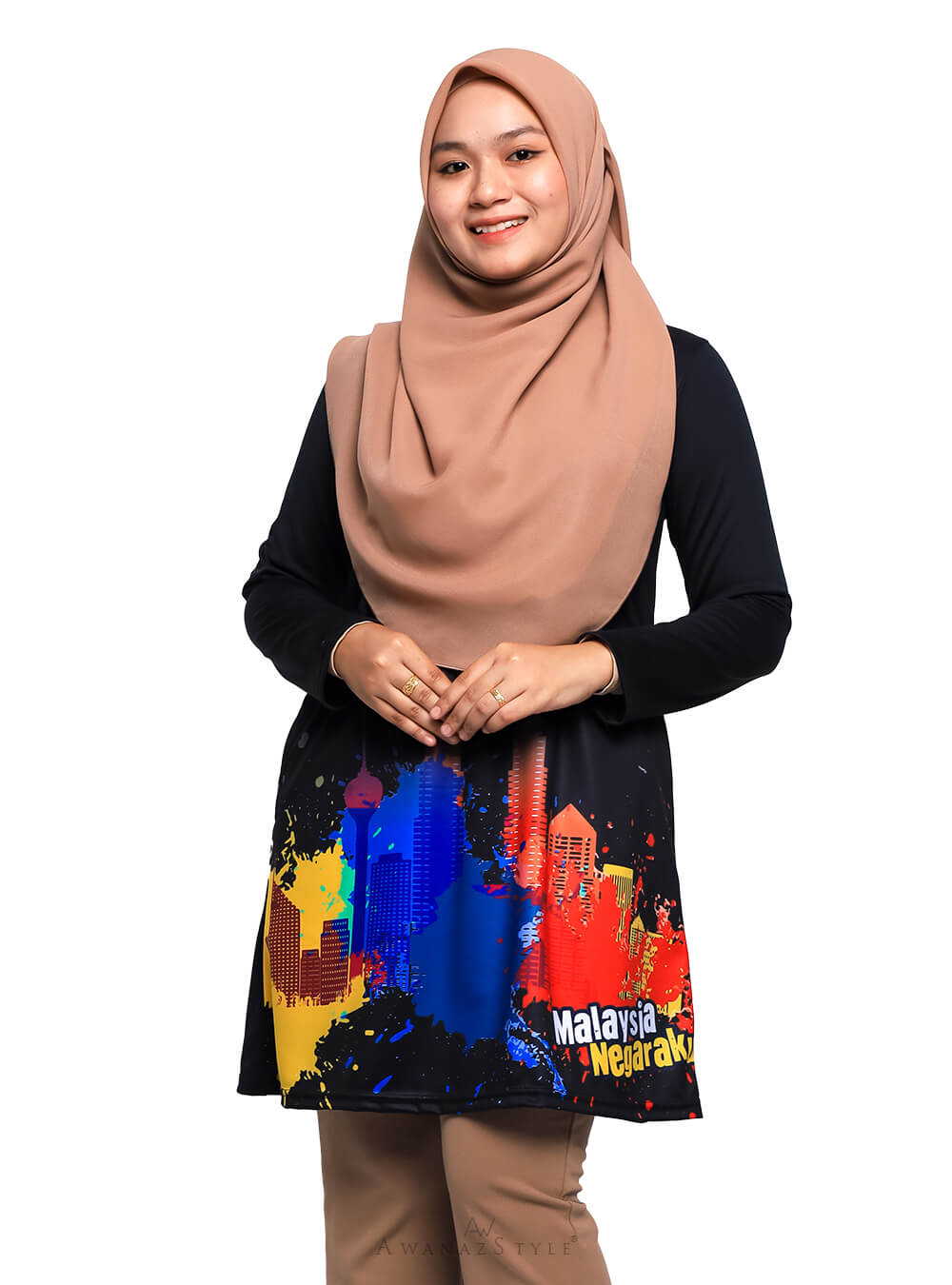 Awanazstyle | Muslimah With Fashion | Jebat | Black