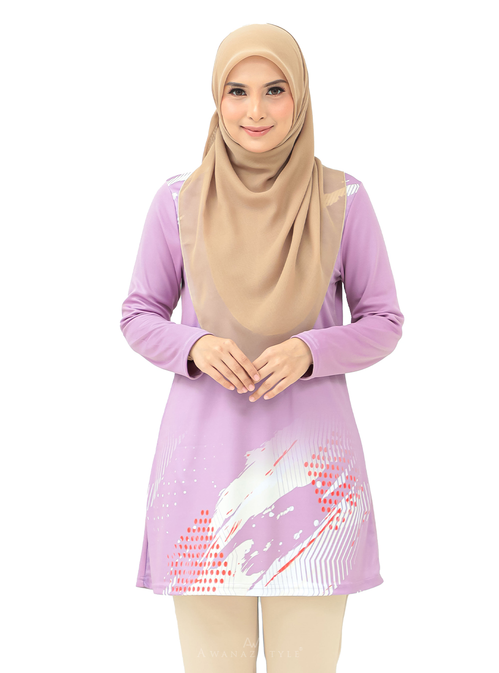 Awanazstyle | Muslimah With Fashion | Meeya | Lilac