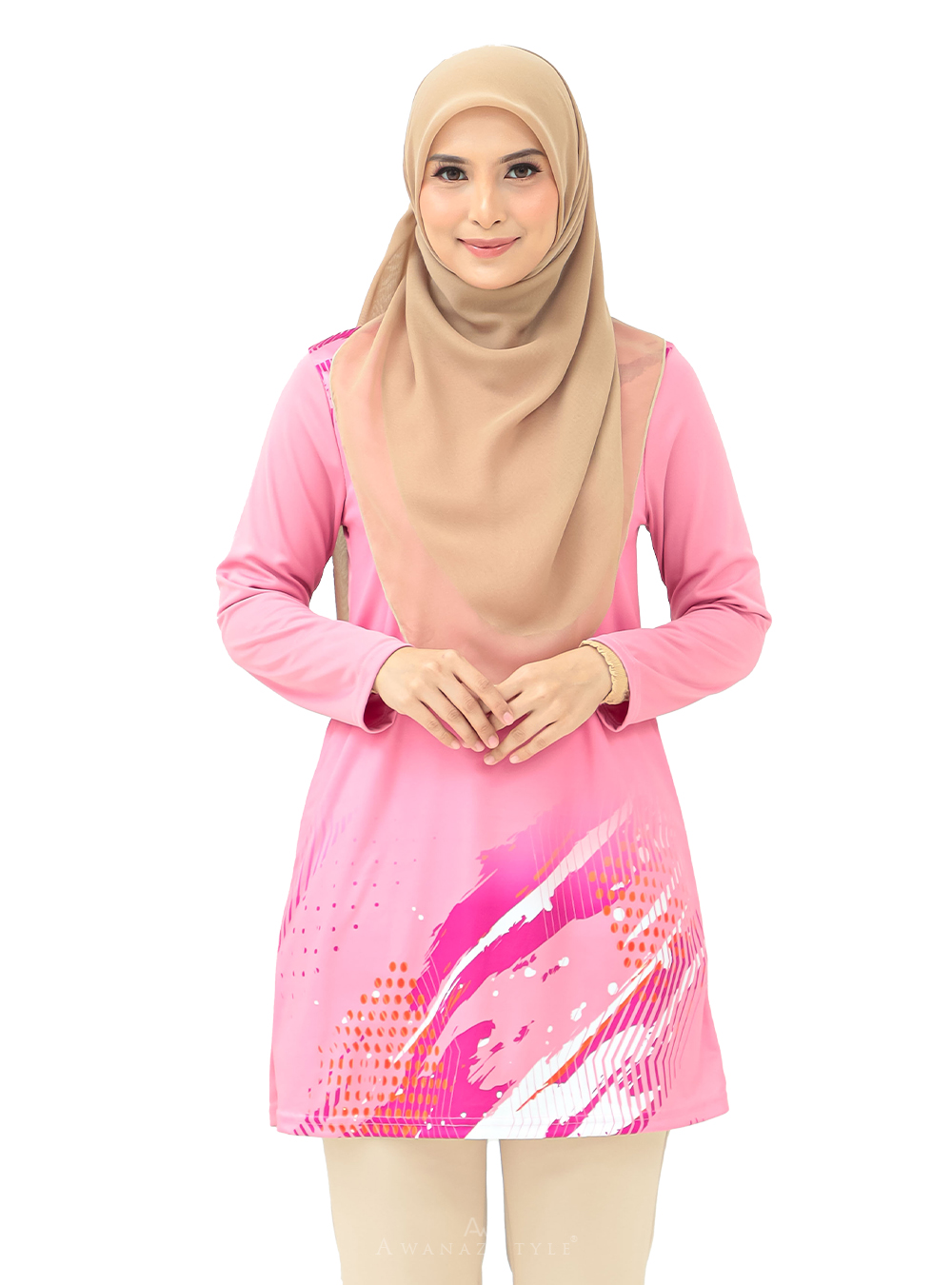 Awanazstyle | Muslimah With Fashion | Meeya | Pink